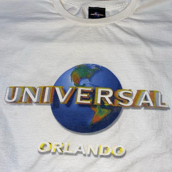 Universal | Tops | Vintage Universal Studios Embroidered Logo T Shirt ...